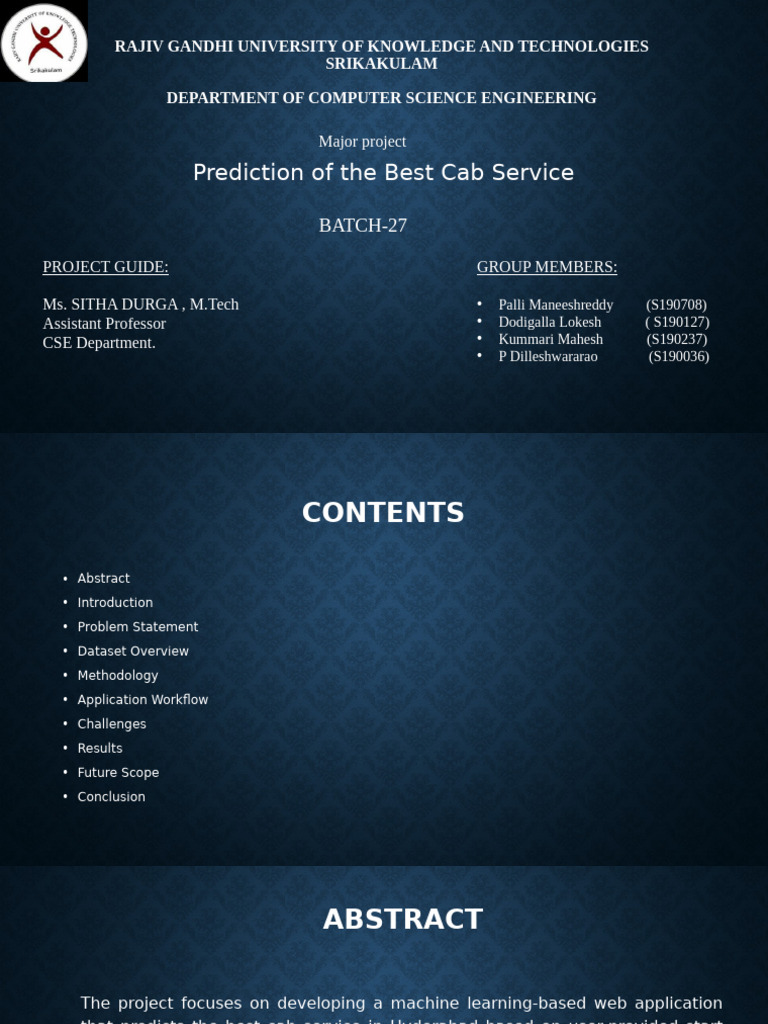 Major Project 1 | PDF | Usability | Machine Learning