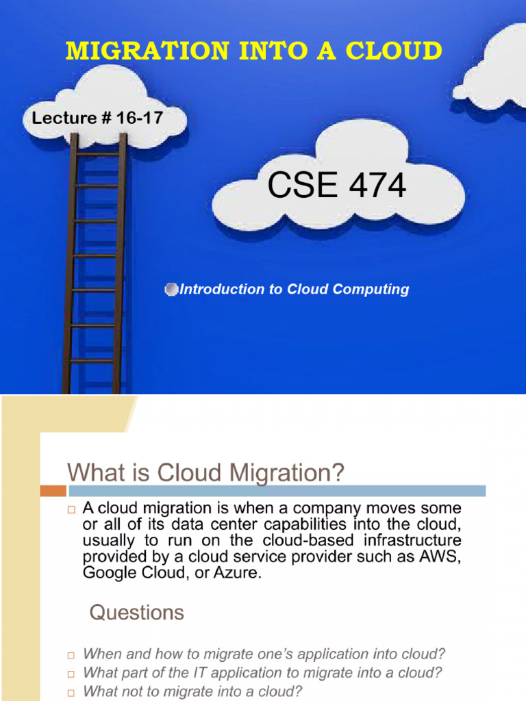 Cloud Computing Migration | PDF