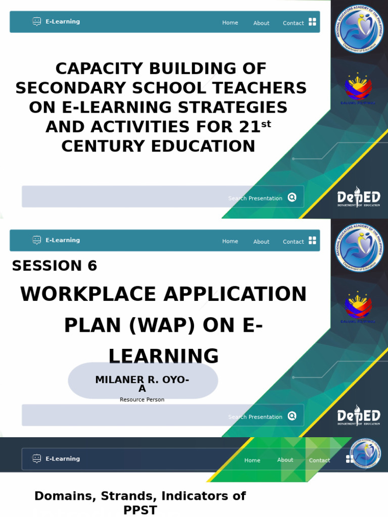 SD Session 6 OYO-AWAP E-Learning | PDF | Educational Technology | Learning