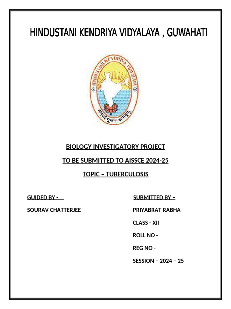 Biology Investigatory Project Class 12 | PDF