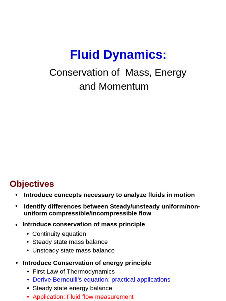Mubarokah Nuriaini Dewi S T M T 27092024165256 Week-3-Chapter-Fluid-Dynamics Compress | PDF ...