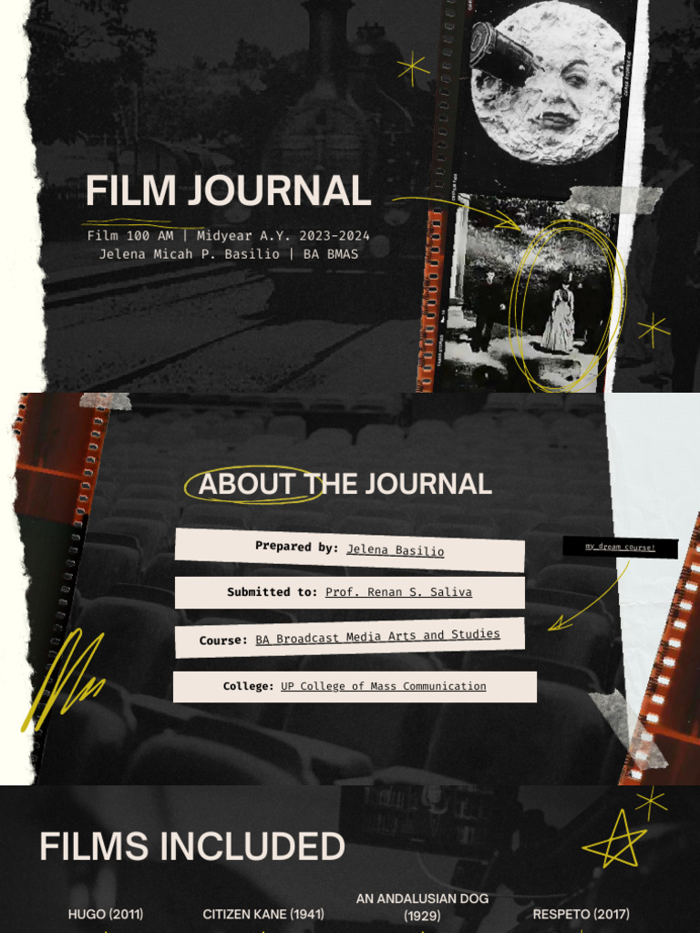 Film Analysis Journal: Midyear 2023-2024 | PDF | The Arts