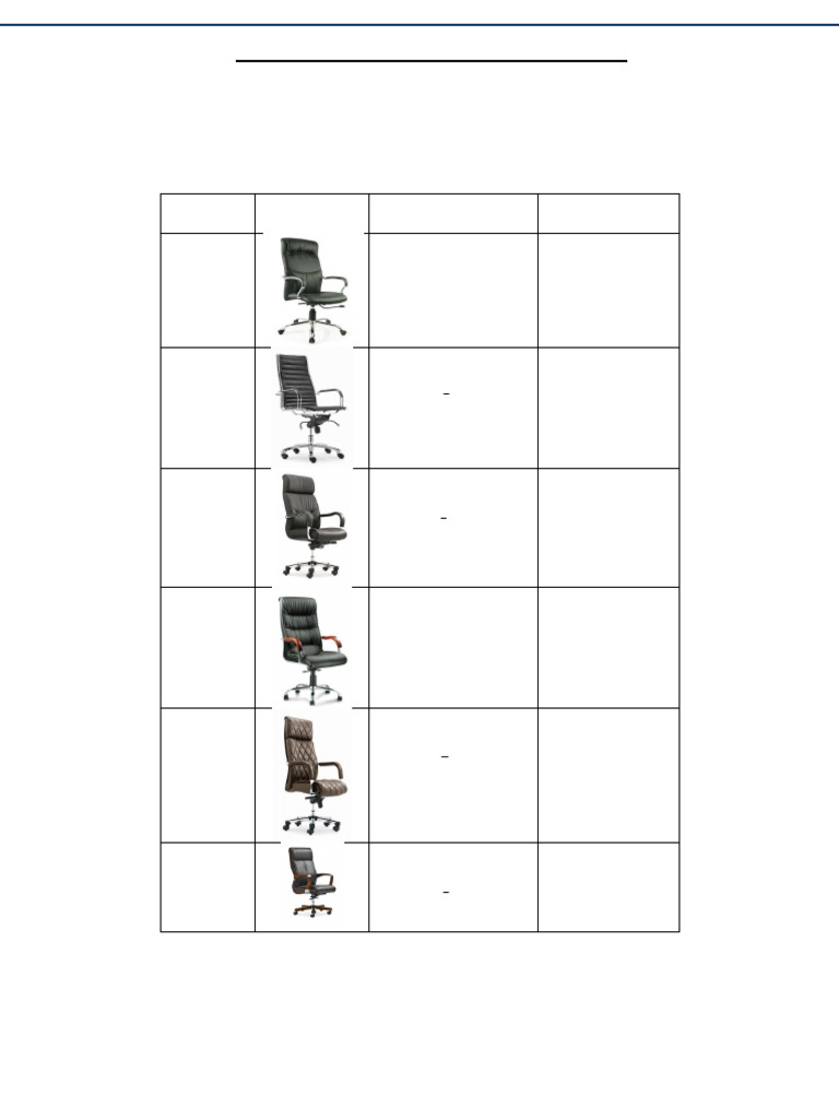 Executive High Back Chair | PDF