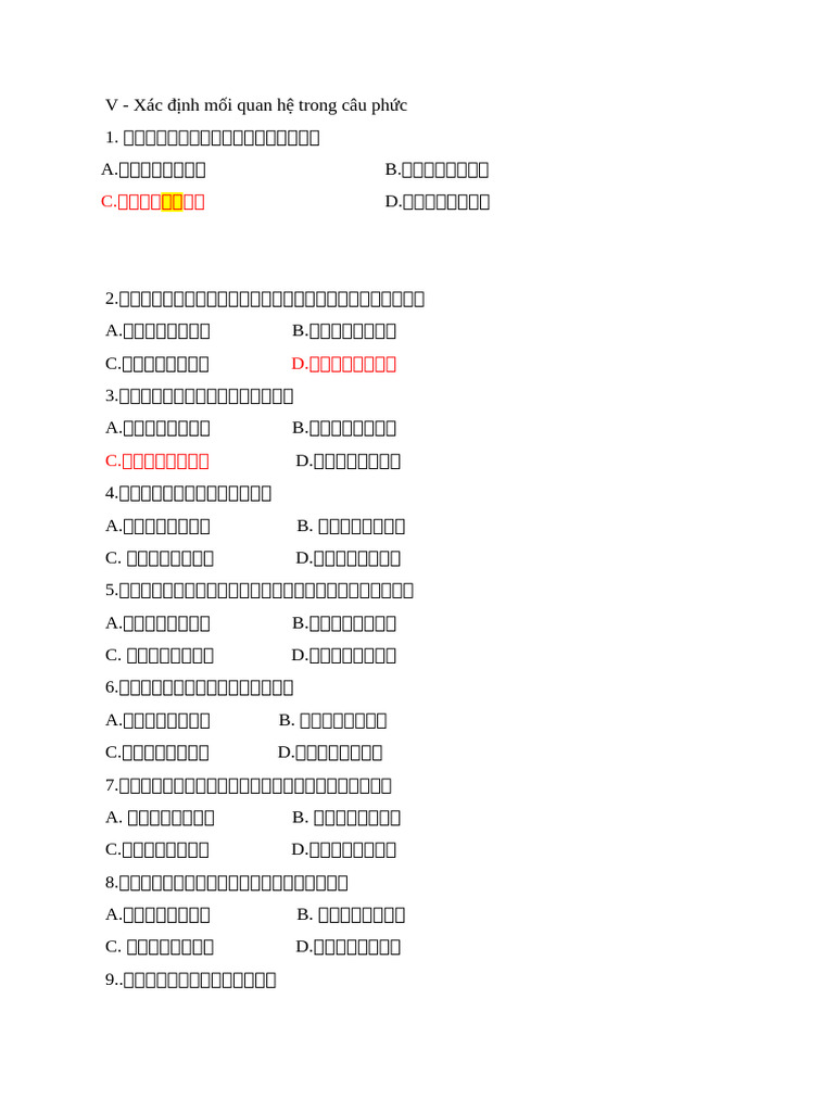 Câu PH C | PDF