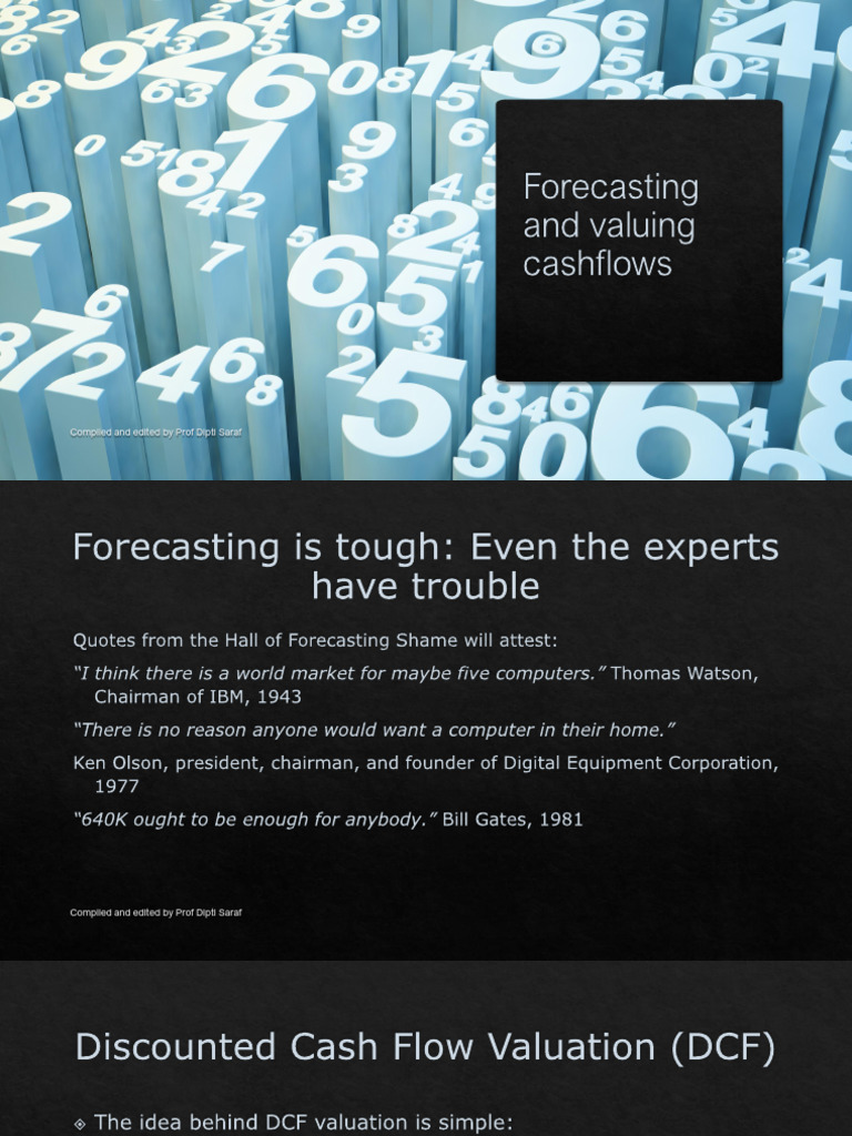 Forecasting and Valuing Cashflows Chapter 2 | PDF | Discounted Cash Flow | Depreciation