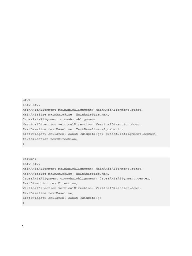Cara Menggunakan Widget Row Pada Flutter - Modul | PDF Cara Menggunakan Widget Row Pada Flutter - Modul | PDF