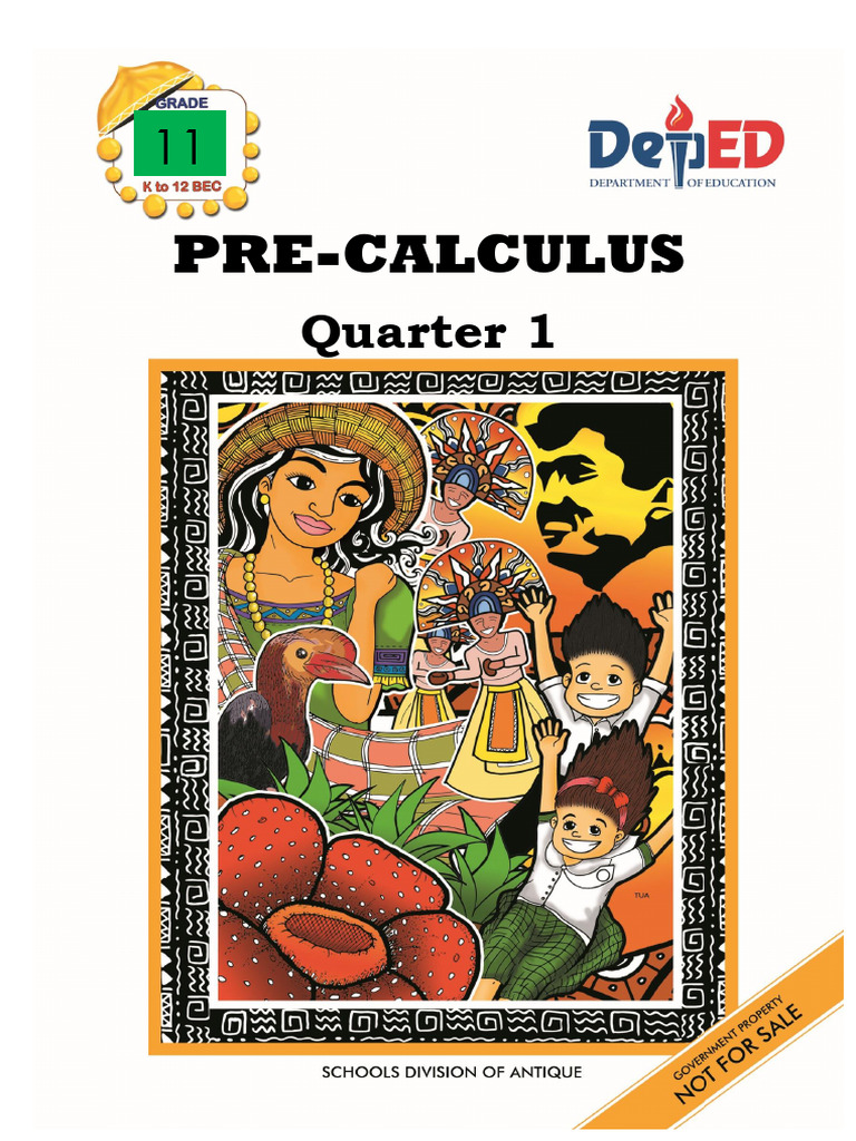 PRECALCULUS - Quarter 1 - Module 1 To 8 1 | PDF | Ellipse | Circle