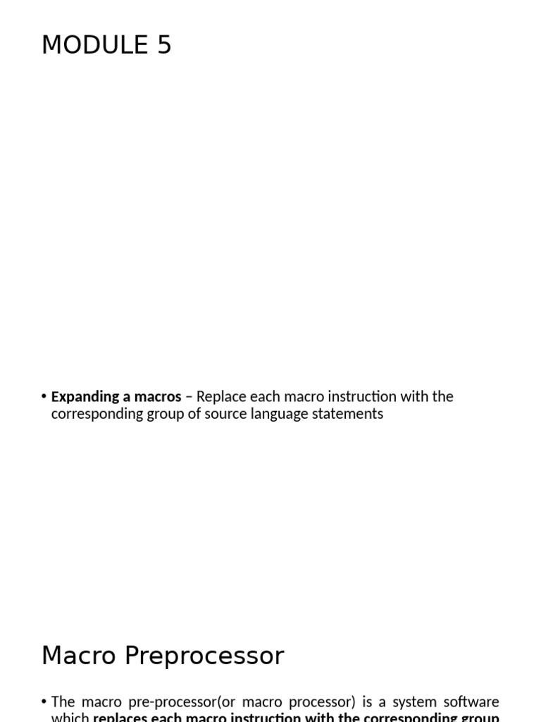 Module 5 Pdf Macro Computer Science Parameter Computer Programming