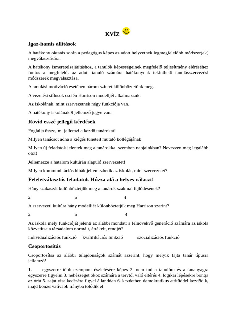 KVÍZ | PDF