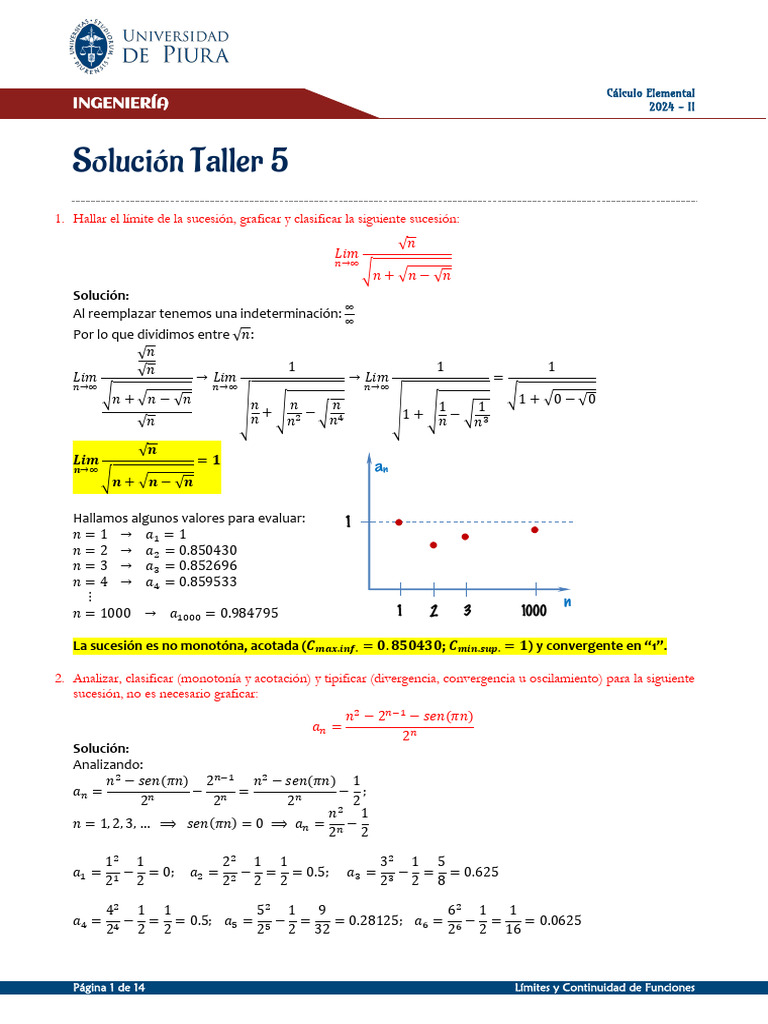 ST5 - Cel - 2024 - Ii | PDF | Asíntota | Funciones y mapeos