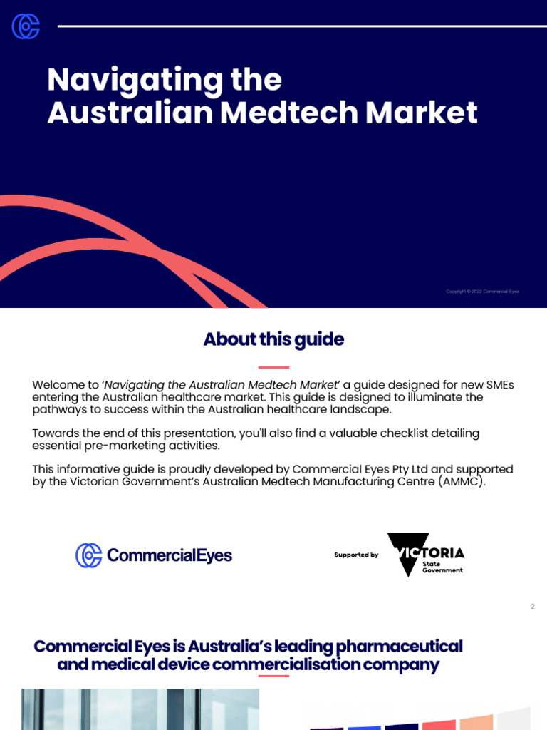 Navigating The Australian Medtech Market 2024 | PDF | Medical Device | Clinical Trial
