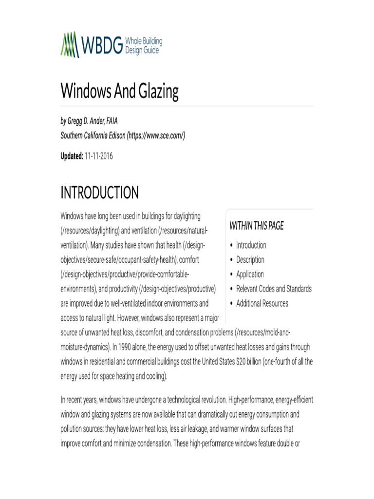 1 - Ref Int - Windows and Glazing - WBDG - Whole Building Design Guide ...