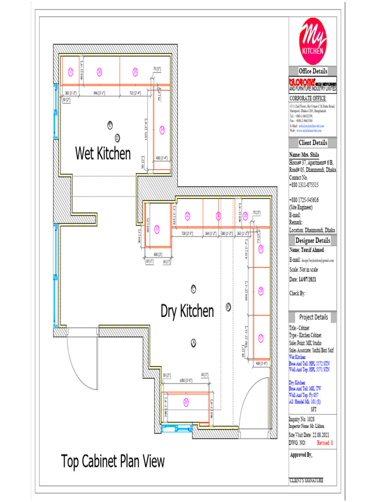 Top Cabinet Plan View | PDF
