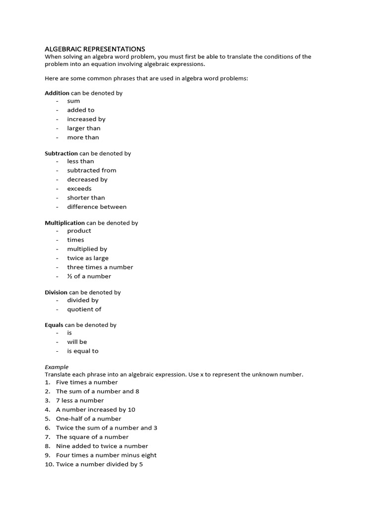 Algebraic Representations | PDF | Numbers | Nickel (United States Coin)