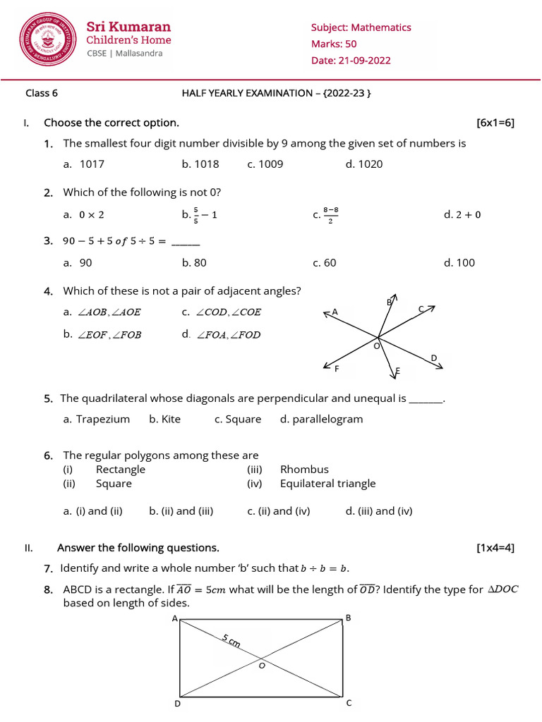 Math 84450494218669 | PDF | Rectangle | Classical Geometry