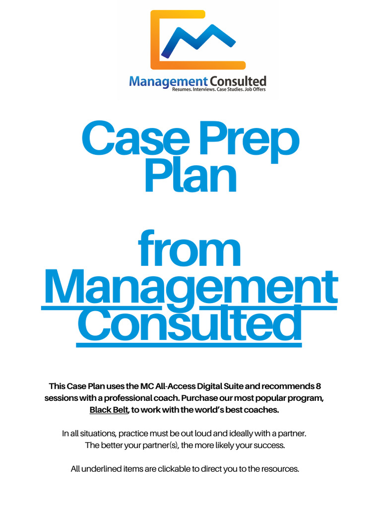 Case Interview Preparation Guide | PDF | Business