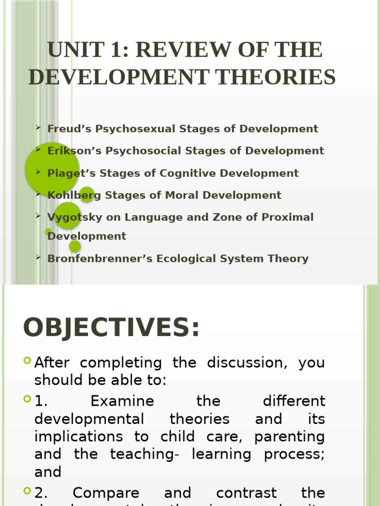 1 Development Theories | PDF | Developmental Psychology | Child Development