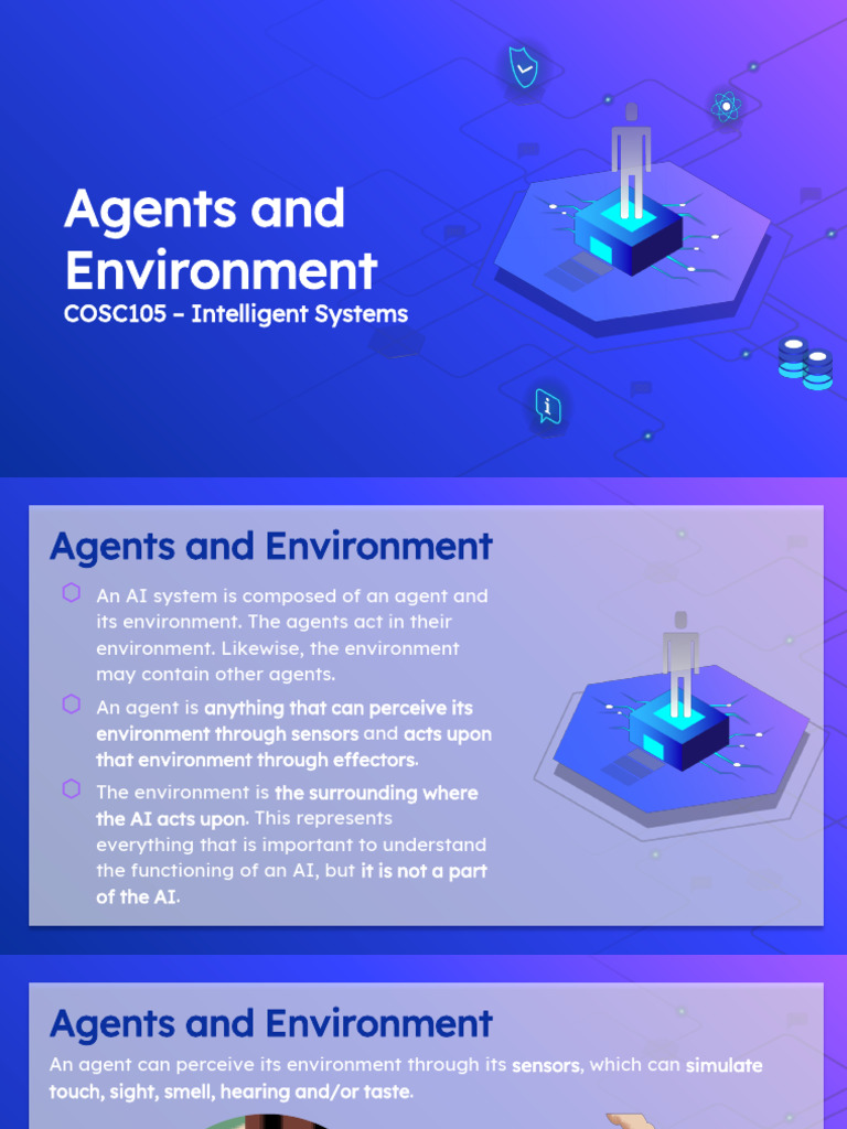 Lesson3 Agents - And.environment | PDF | Perception | Rationality