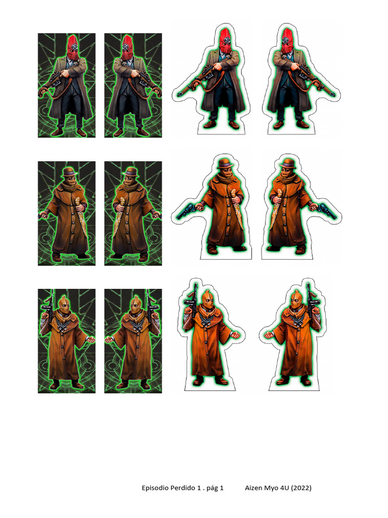 EP1 - Tokens y Standees | PDF