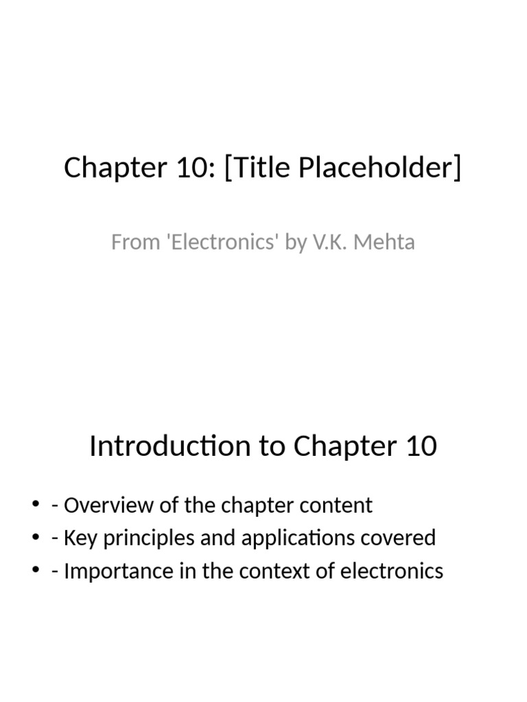 Chapter 10 Presentation | PDF