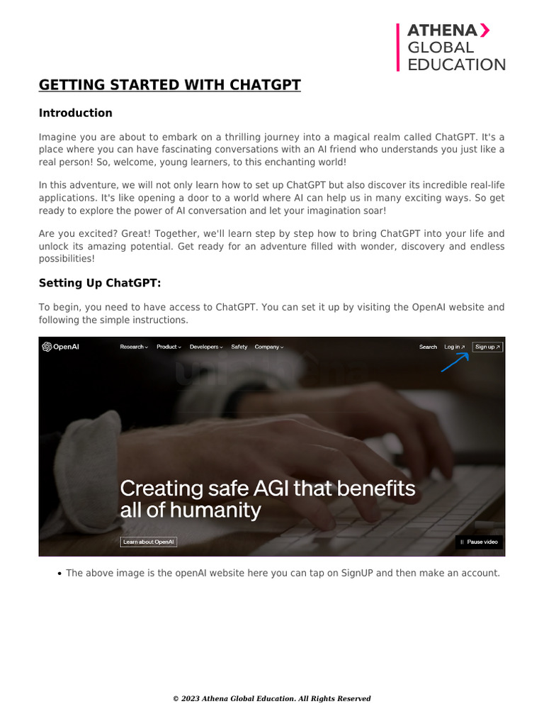 Getting Started with ChatGPT Guide | PDF | Analytics | Artificial ...