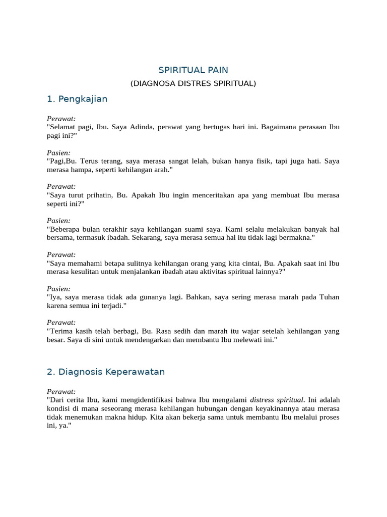 Adinda Spiritual Pain | PDF