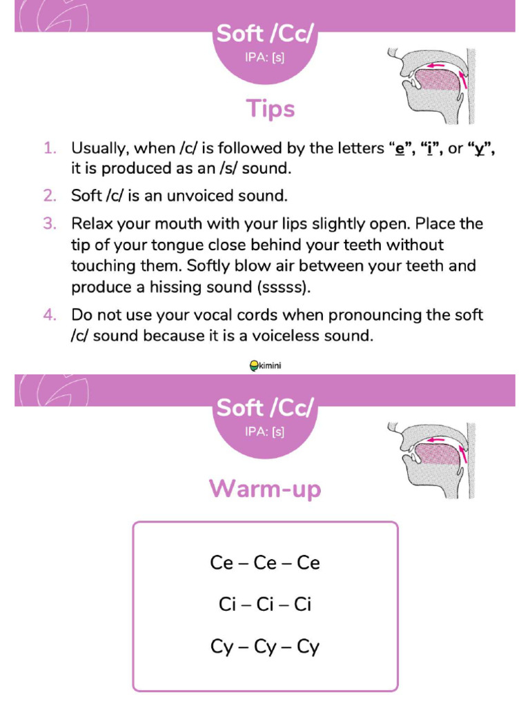 17 - Lesson 17 Soft C Sound - Student | PDF