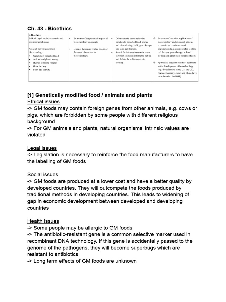 Bioethics | PDF | Genetic Engineering | Genetics