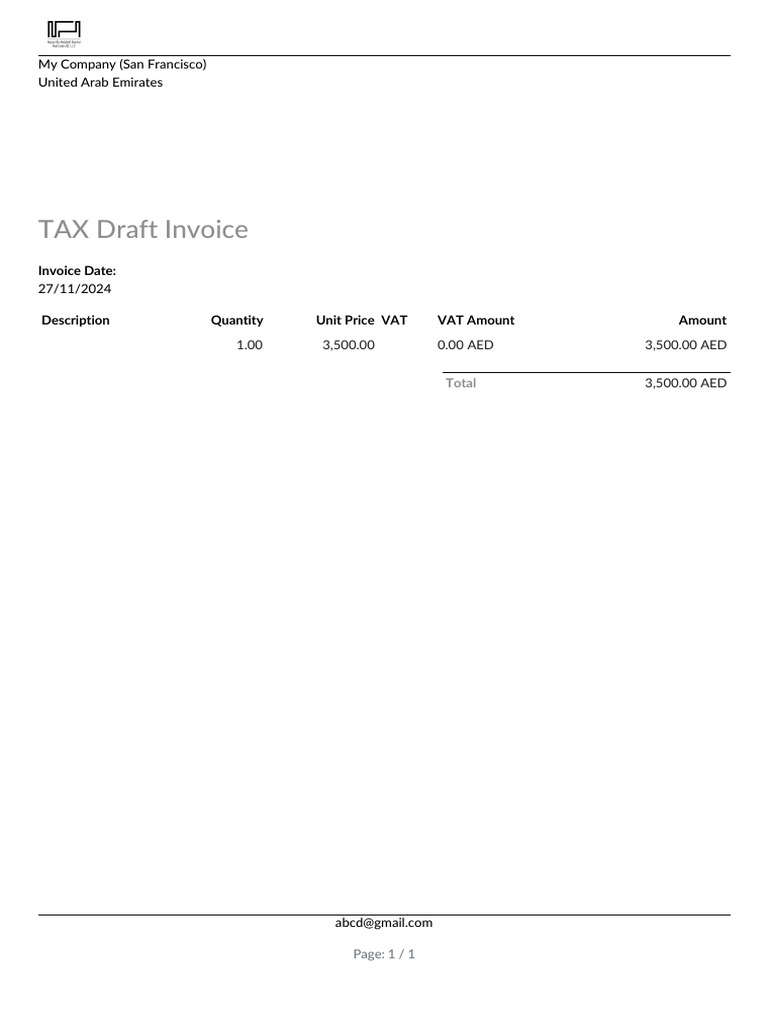 Draft Invoice ( - 9766) | PDF