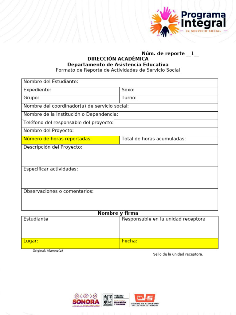 Formato Nva. Plant. Reporte de Actividades 24-25 | PDF