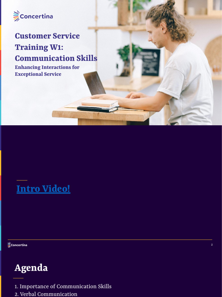 CS Training W1 - Communication Skills | PDF | Communication | Nonverbal ...