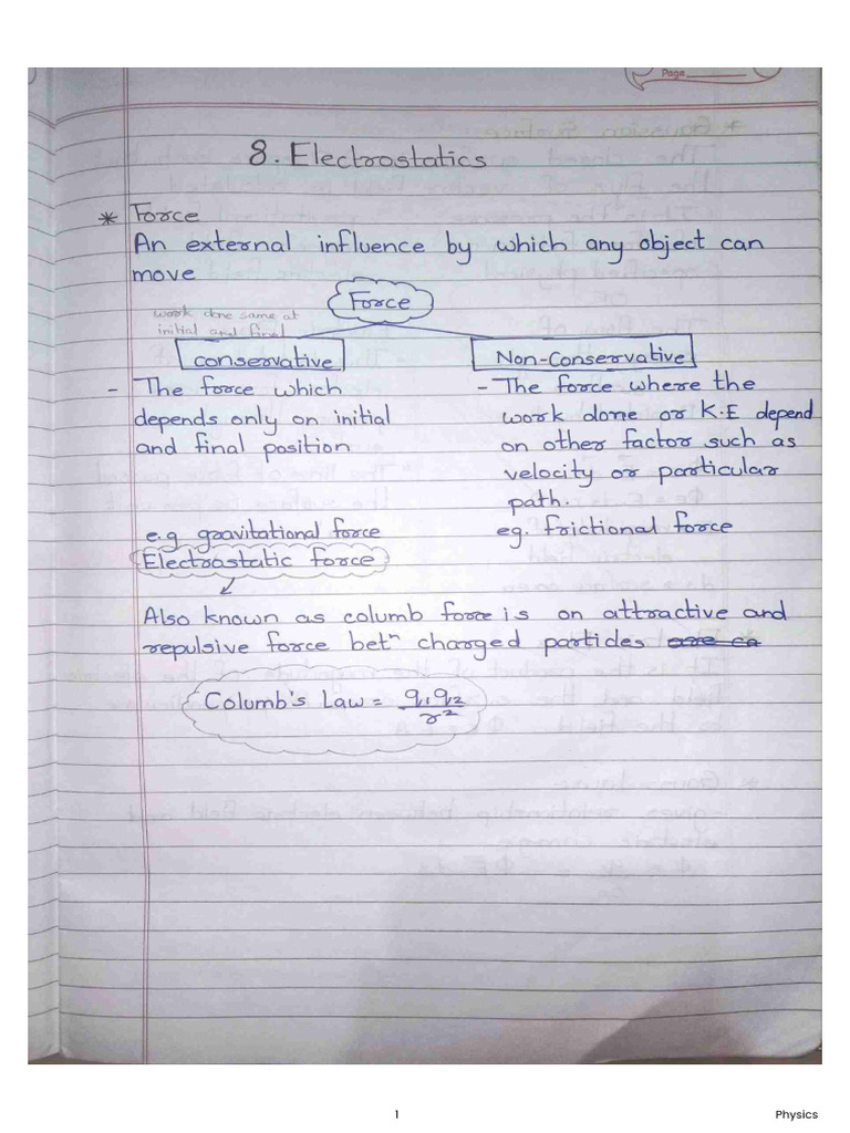 Electrostatics | PDF