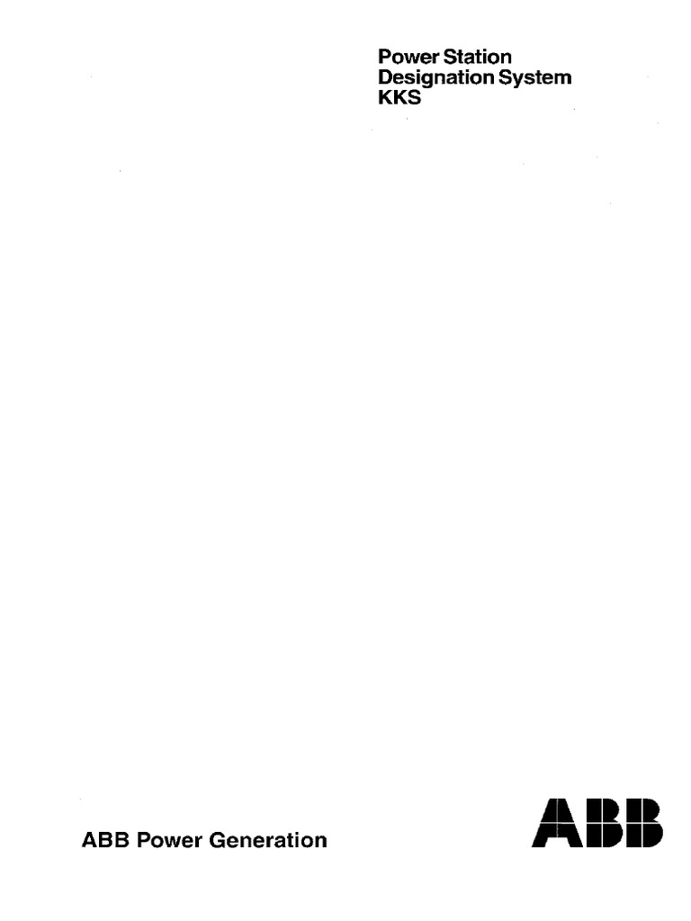 ABB - Power Station Designation System KKS | PDF | International Electrotechnical Commission ...