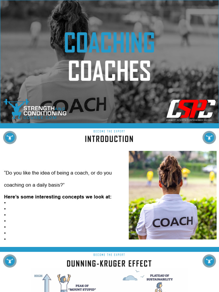 Coaching Coaches | PDF | Expert | Reason
