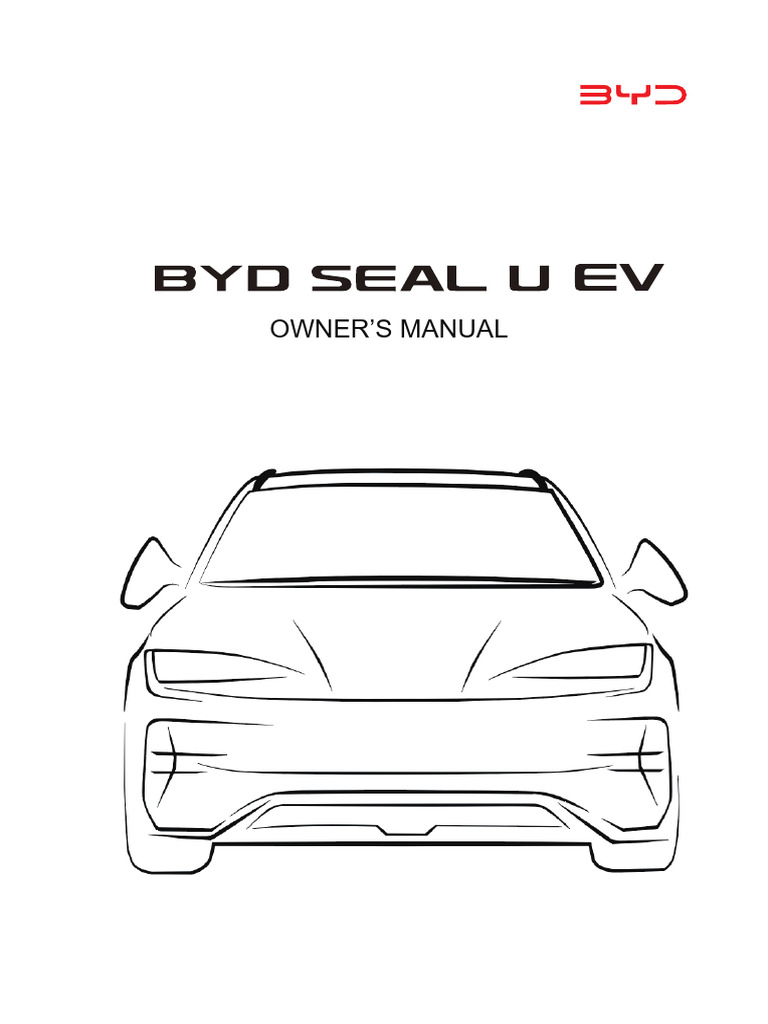 BYD Seal U Owner's Manual Guide | PDF | Airbag | Seat Belt