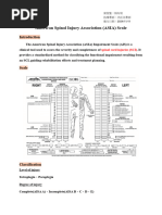 Asia Scale | PDF | Anatomical Terms Of Motion | Spinal Cord Injury