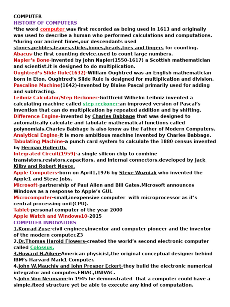 Day 2 Reviewer | PDF | Computer Hardware | Operating System