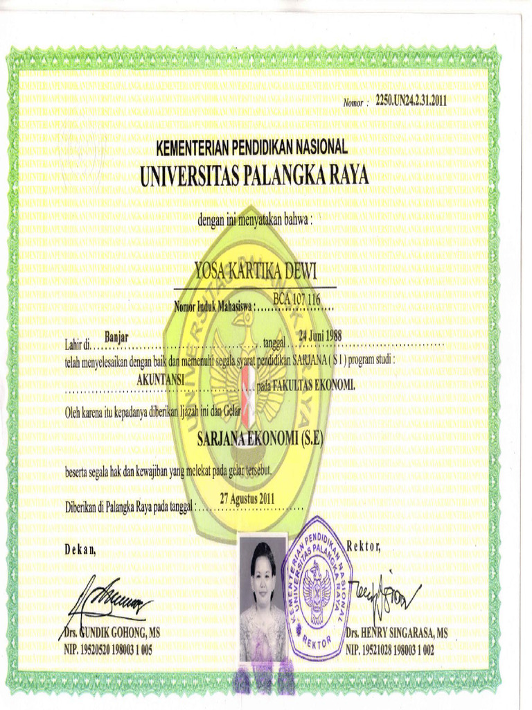 Ijazah YOSA | PDF