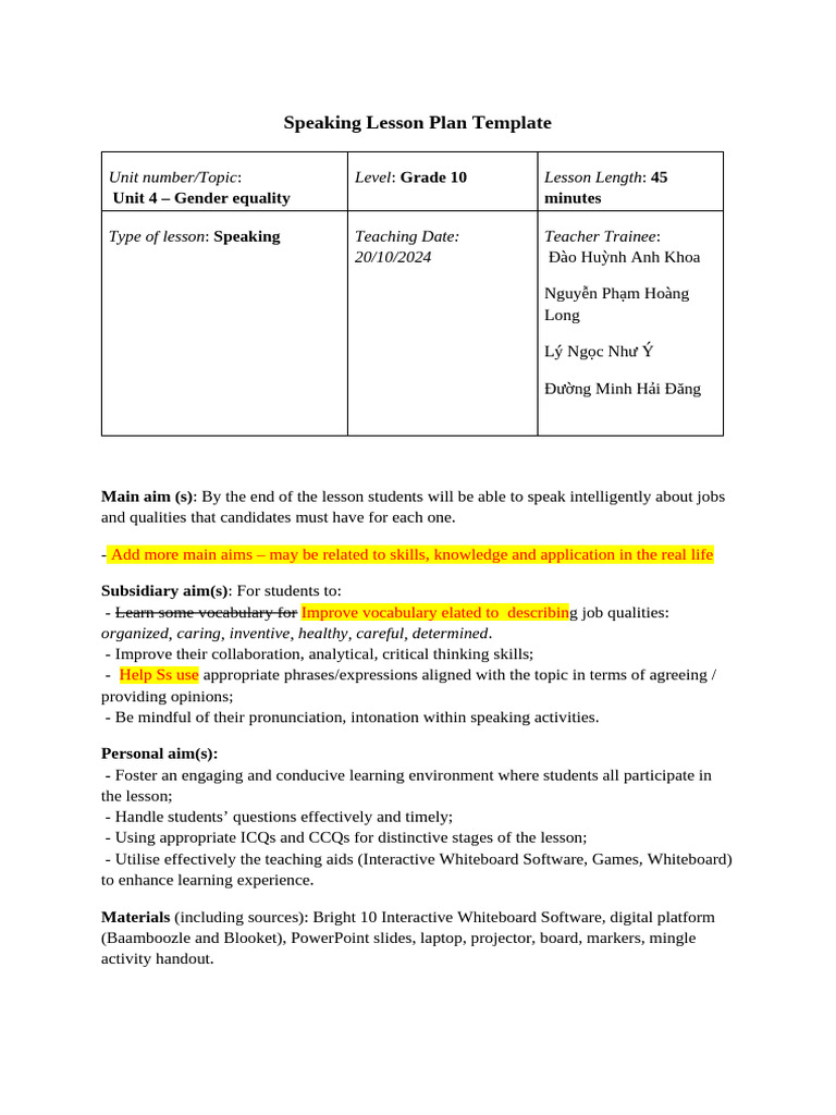7 - Story Teller Group Assignment 1 | PDF | Vocabulary | Cognition