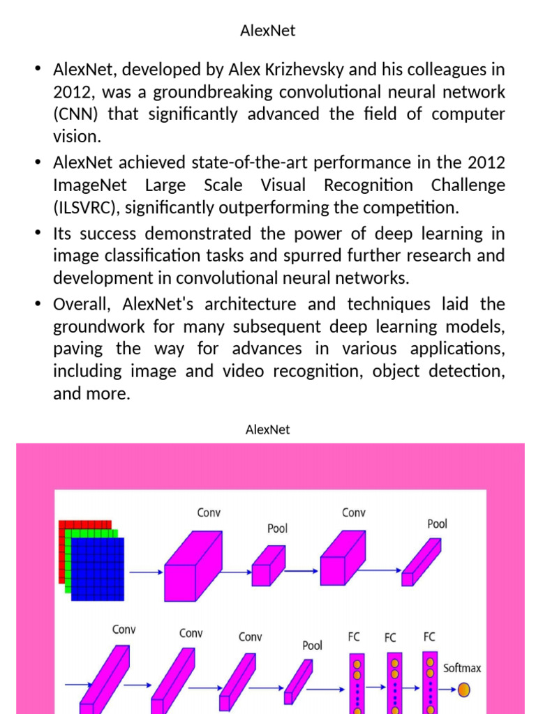 ML Lec 15 Alexnet CNN | PDF | Artificial Intelligence | Intelligence (AI) & Semantics