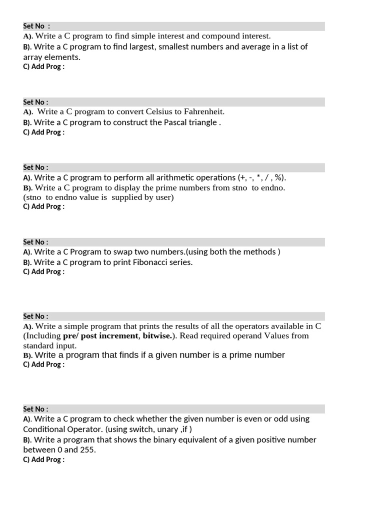 Set No Pps - I Mid QP Nov 2024 | PDF | Numbers | Prime Number