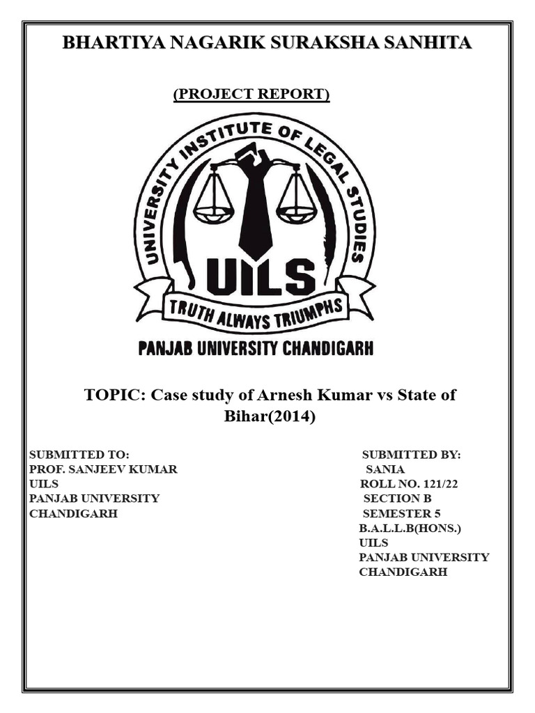 BNSS Project | PDF | Arrest | Arrest Warrant