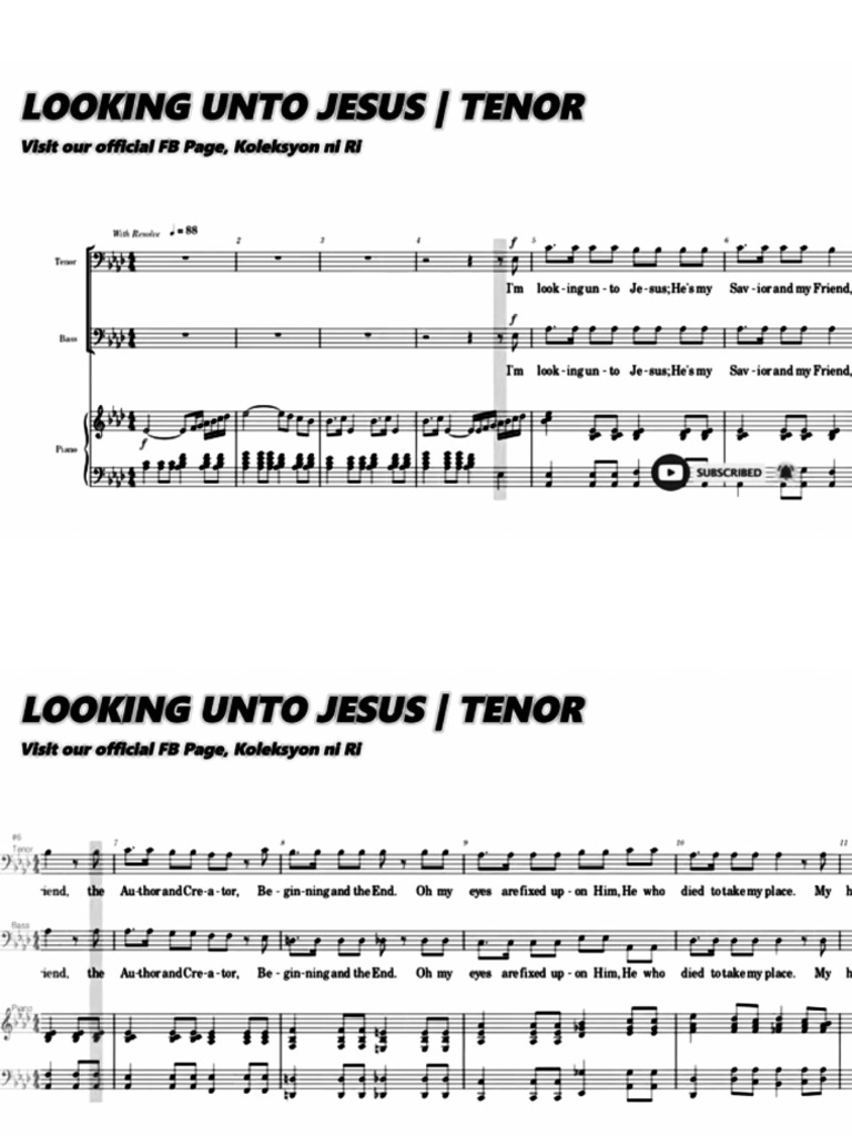 Looking Unto Jesus | PDF