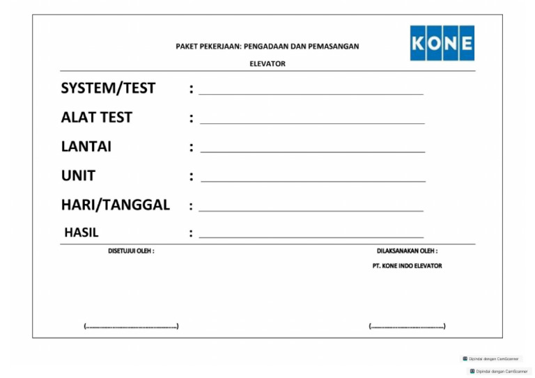 Papan Test JHL | PDF