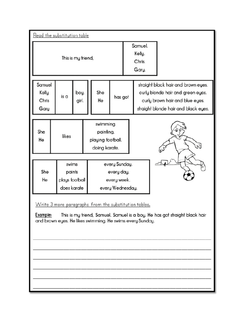 8.10.2024 G3 English - Writing Year 3 Worksheets | PDF