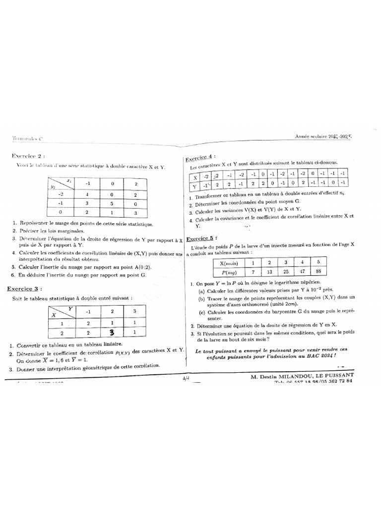 Statistiques 2 | PDF