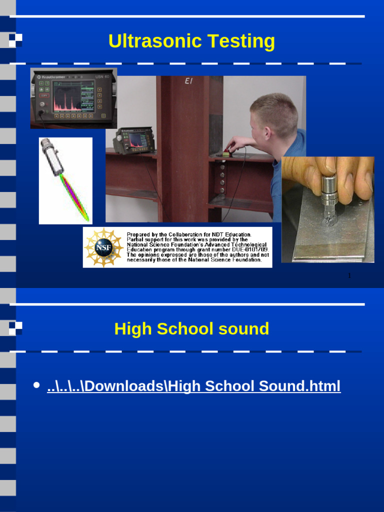 4.5.1 Ultrasonics Updated | PDF | Waves | Ultrasound