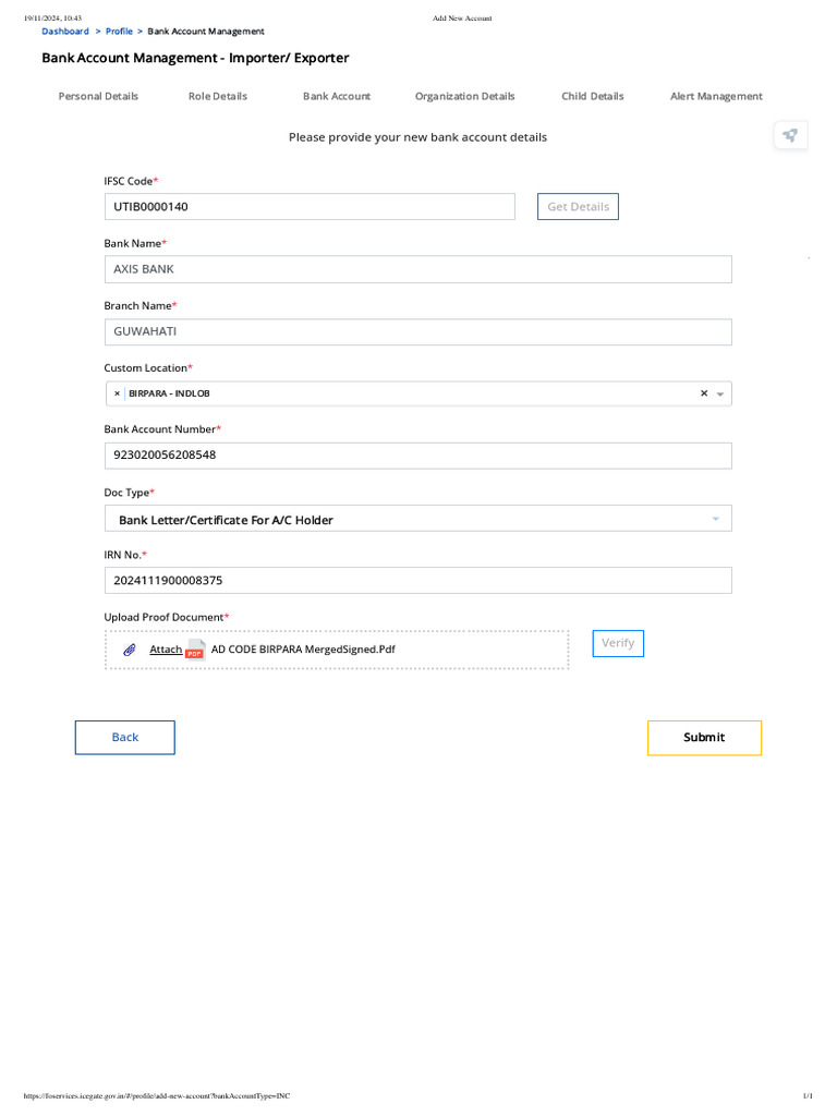 Add New Account | PDF