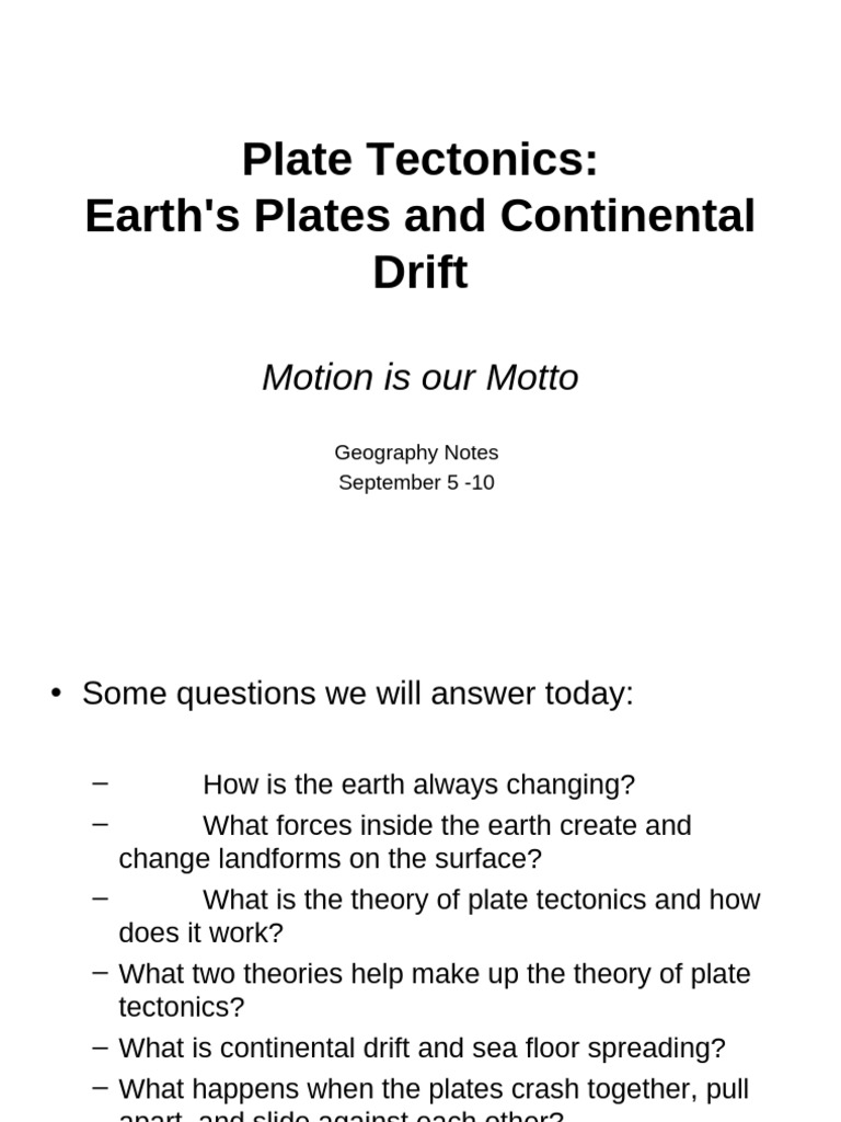 The Twctonic Plate Sbout | PDF | Plate Tectonics | Earth