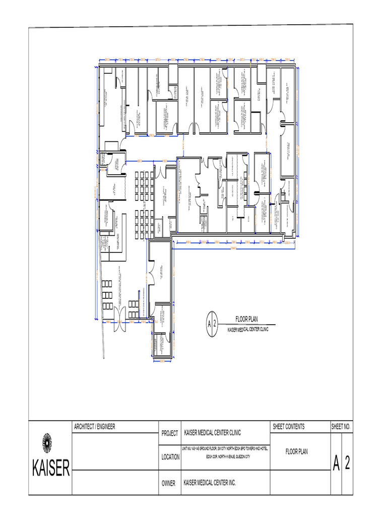 Kaiser Floor Plan Layout North Edsa - Recover-Model | PDF | Medical ...